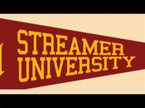 Applied For Streaming University Youtube