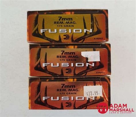 Federal Fusion 7 Mm Rem Mag 175 Gr 3 X 20 Adam Marshall Land