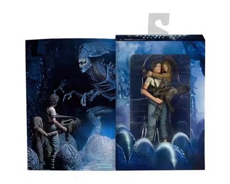 Neca Alien 2 Ripley Newt Figure Lt Ellen Giger Xenomorph Facehugger