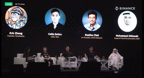 في هذه الثريد سنقوم بتغطيه احداث اول يوم من Binanceblockchainweek 1