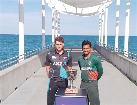Trophy Unveiling Bangladesh Tour Of New Zealand T20i Series 2023