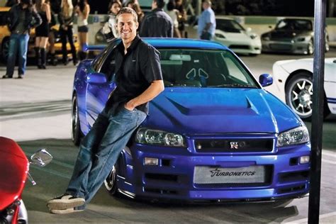 How To Draw A Nissan Skyline Gt R R34 From Fast And Furious 2 Drawing Paul Walkers Nissan Car
