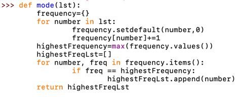 Python Mean Median Mode Functions Without Importing Anything By Mohammad Ali Bandzar