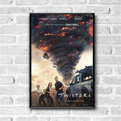 Twisters 2024 Movie Poster Printcanvas Wall Artpersonalized Movie