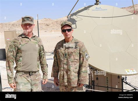 Capt Stein Thorbeck Left And 1st Sgt Charles Smith Company