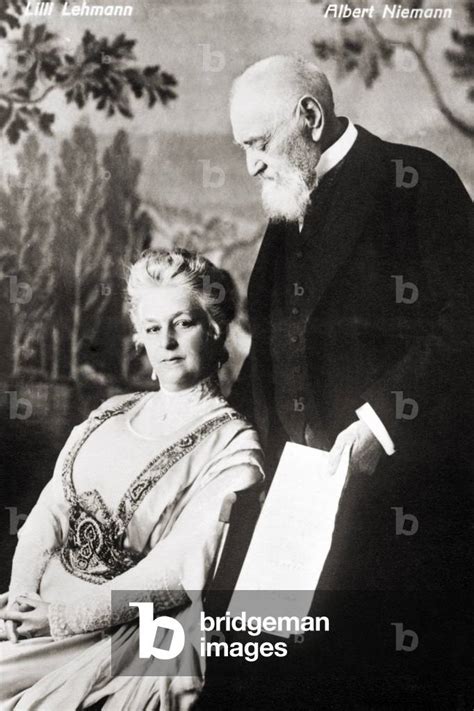 Image Of German Tenor Albert Niemann And German Soprano Lilli Lehmann
