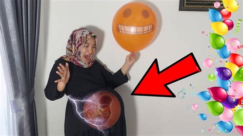 DRAMA LUCU TIUP BALON JUMBO KAGET TIBA TIBA JADI IBU HAMIL DAN