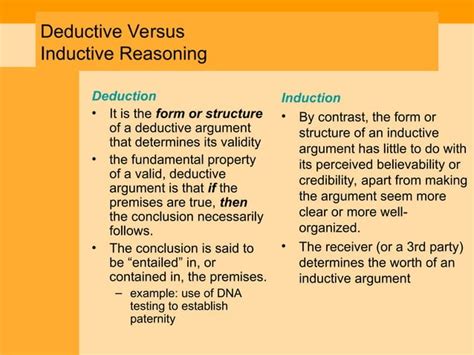 Formal Versus Informal Logic Lecture Presentation Ppt