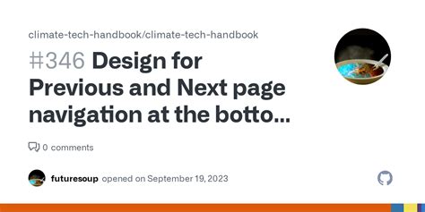 Design For Previous And Next Page Navigation At The Bottom Of Each Page