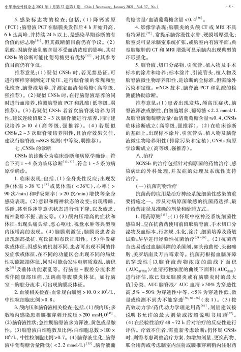 神经外科中枢神经系统感染诊治中国专家共识（2021版） 指南•规范•共识 资讯中心 湖南药事服务网