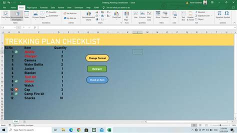 Amit Kumbhar On Linkedin Excel Vbamacros Trekking Productivity