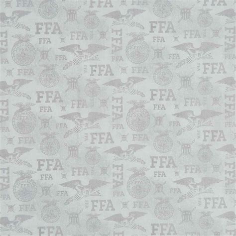 Ffa Forever Blue Tonal Logos Gray Yardage