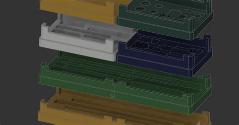 Stackable Storage Trays For Socket Extensions And Adapters By Gx1400