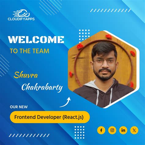 Cloudifyapps On Linkedin Welcometotheteam Reactjs Frontenddevelopment Cloudifyapps