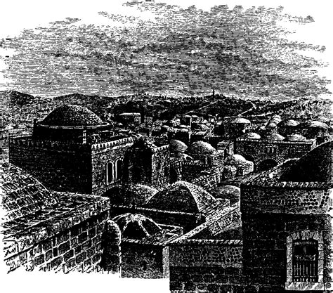 A View Of Jerusalem Vintage Illustration 35069304 Vector Art At Vecteezy