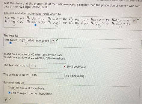 Solved Questions Questionhtml Test The Claim That The