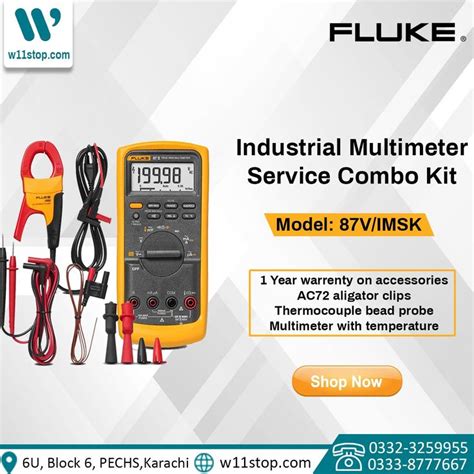 Fluke Industrial Multimeter Service Combo Kit Is Available Now Combo