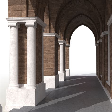 3d Groin Vault Greco Roman Model