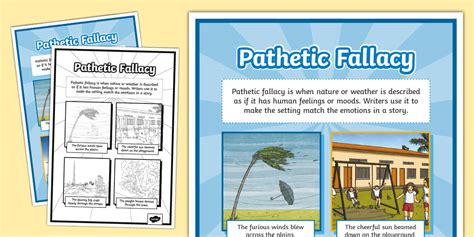 Pathetic Fallacy Display Poster Teacher Made Twinkl