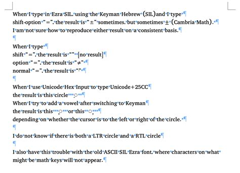 Hebrew Vowels Without Consonants Or With Roman Letters Sil Fonts