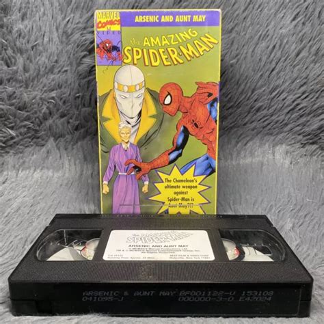 The Amazing Spider Man Arsenic And Aunt May Vhs Marvel Comics Animated