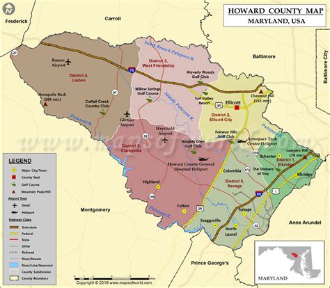 Howard County Md Zip Code Map Oconto County Plat Map