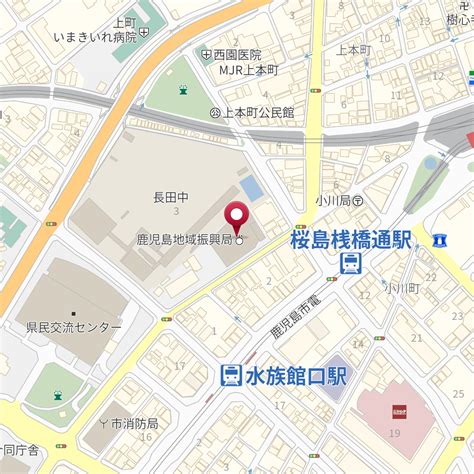 鹿児島県 鹿児島地域振興局 本庁舎 総務企画部 納税課 特別滞納整理班 の地図、住所、電話番号 Mapfan