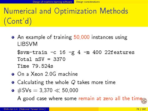 machine learning software design and practical use chih jen lin