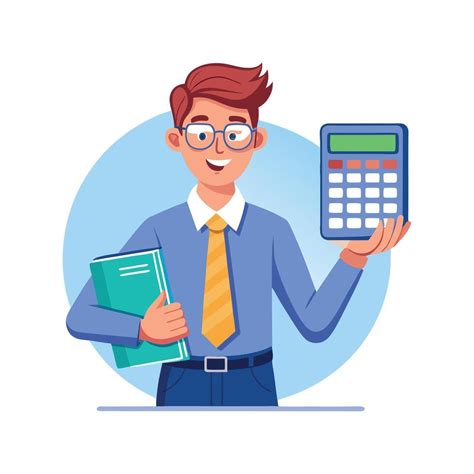 Instructor Explaining With Calculator In Class 57080212 Vector Art At