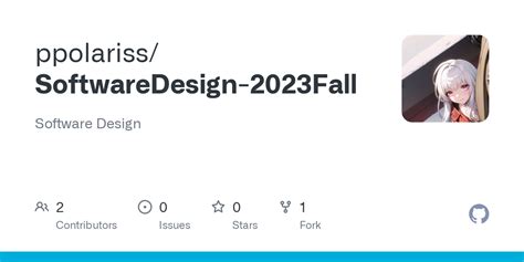 Github Ppolarisssoftwaredesign 2023fall Software Design