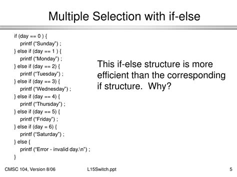 ppt the switch statement powerpoint presentation free download id
