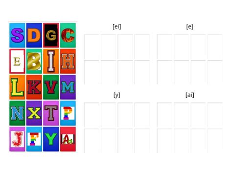 The Alphabet Group Sort