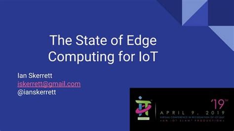 Will Edge Computing Iot Solutions Be A Real Trend In 2019 Ppt