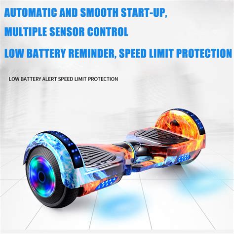 6 5 Inch Hoverboard Smart Electric Balance Scooter Bluey Planet Kidz