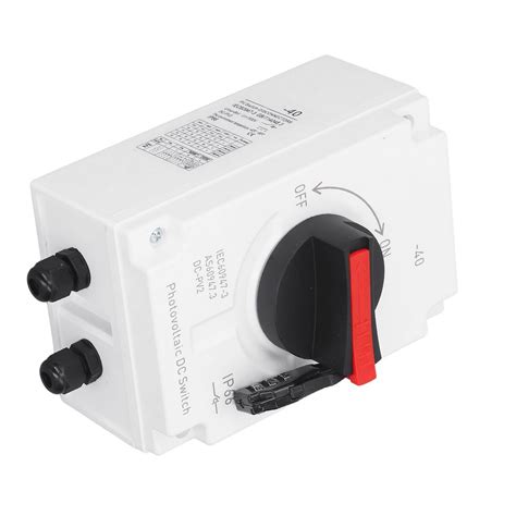 Interruptor Aislador De Cc Solar Aislador Fotovoltaico Dc1000v 32a