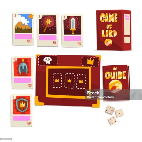 주 매직 보드 게임 요소 게임 흰색 배경 벡터 일러스트 레이 션 설정 거리에 대한 스톡 벡터 아트 및 기타 이미지 거리 게이머 놀이 Istock