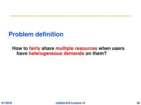 Eecs A Advanced Topics In Computer Systems Lecture Resource