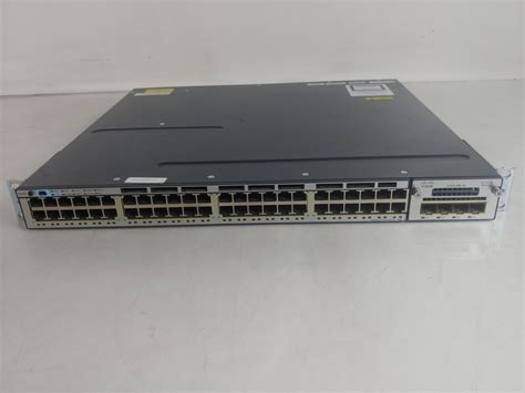Used Cisco Catalyst 3750 X Ws C3750x 48pf S 48 Port Gigabit Managed