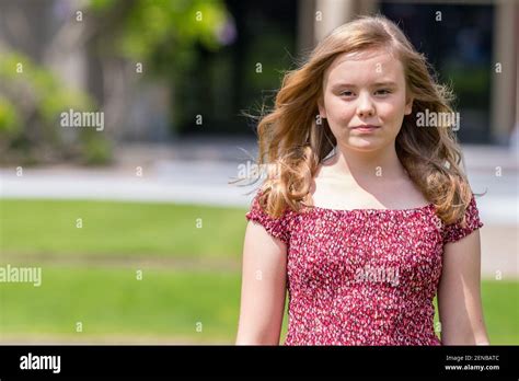 Princess Ariane During The Annual Summer Photo Session Of A T Huis Ten Bosch Palace In The