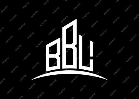 Premium Vector Letter Bbl Building Vector Monogram Logo Design
