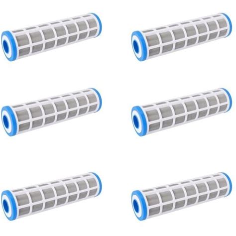 6x Préfiltre Dépurateur De Cartouche Filtrante De Grillage Dacier