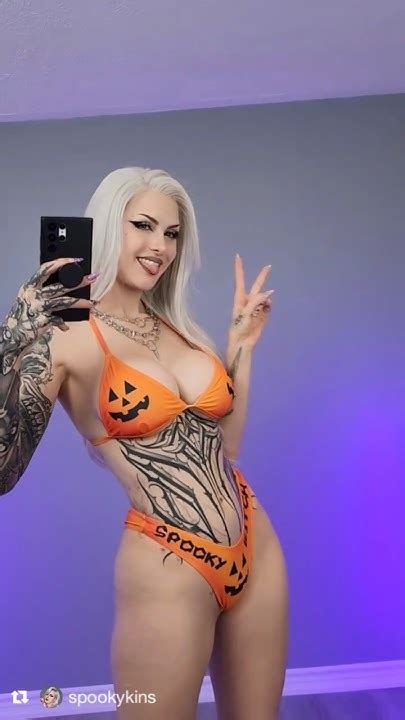 Check Out Beautiful Tattoo Model Spookykins Youtube
