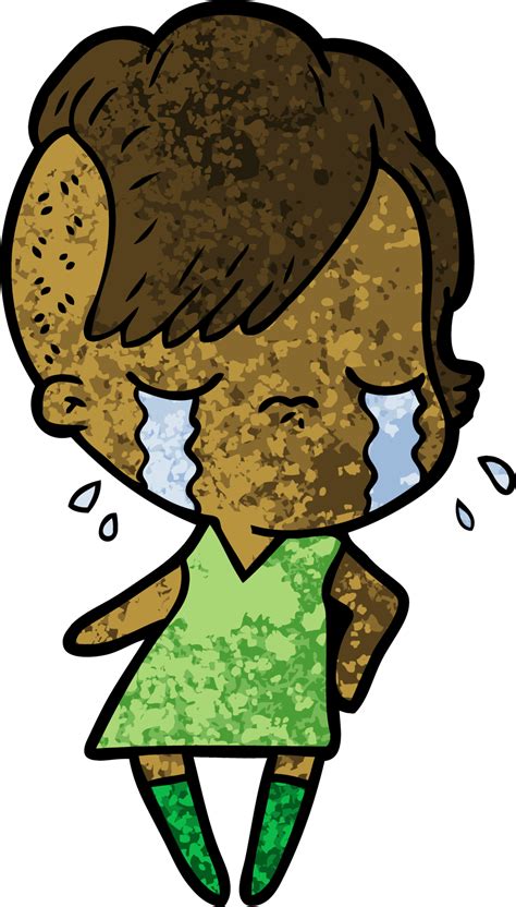 Cartoon Crying Girl 46696513 Png