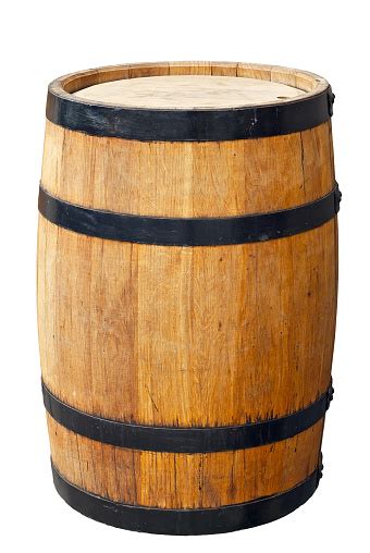 흰색 배경에 고립 된 나무 배럴 오크 배럴의 표면이 닫힙다 디자인모형 Ale에 대한 스톡 사진 및 기타 이미지 Ale 노화 도가니 Istock