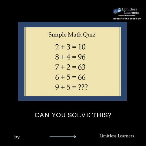 limitless learners on linkedin mathchallenge brainteaser