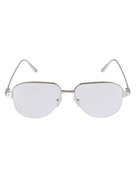 Cartier Santos De Glasses In Nero Modesens