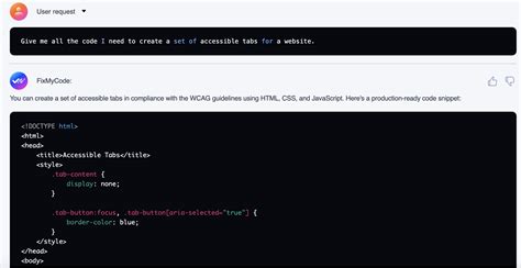can generative ai help write accessible code tetralogical