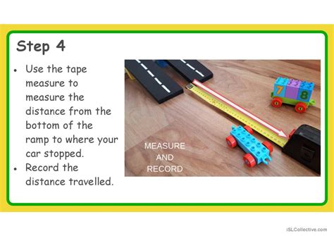 Friction Ramp Science Experiment Gen English Esl Powerpoints