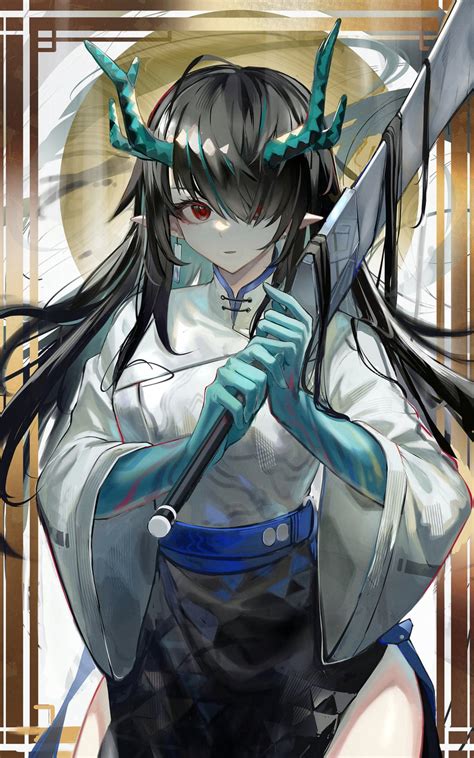 Dusk Arknights And More Drawn By Yo Ba Yo Danbooru