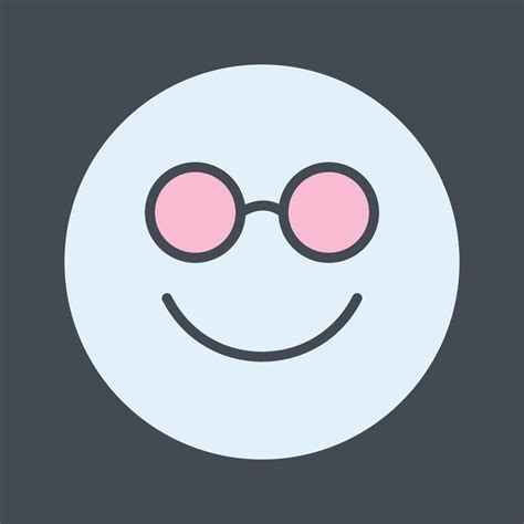 Nerd Face Icon Design 53493417 Vector Art At Vecteezy